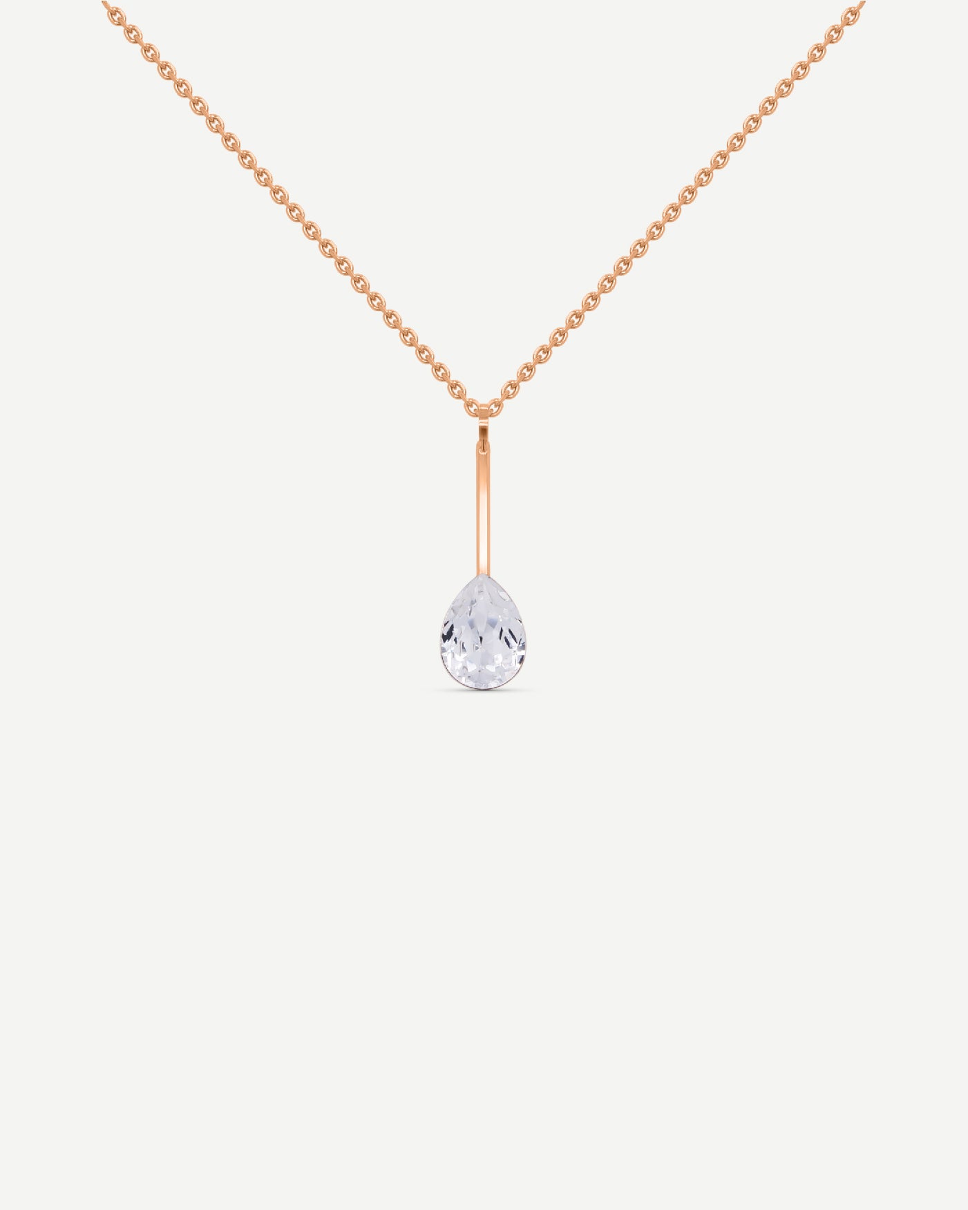 Love Drop Crystal Necklace – DETALED